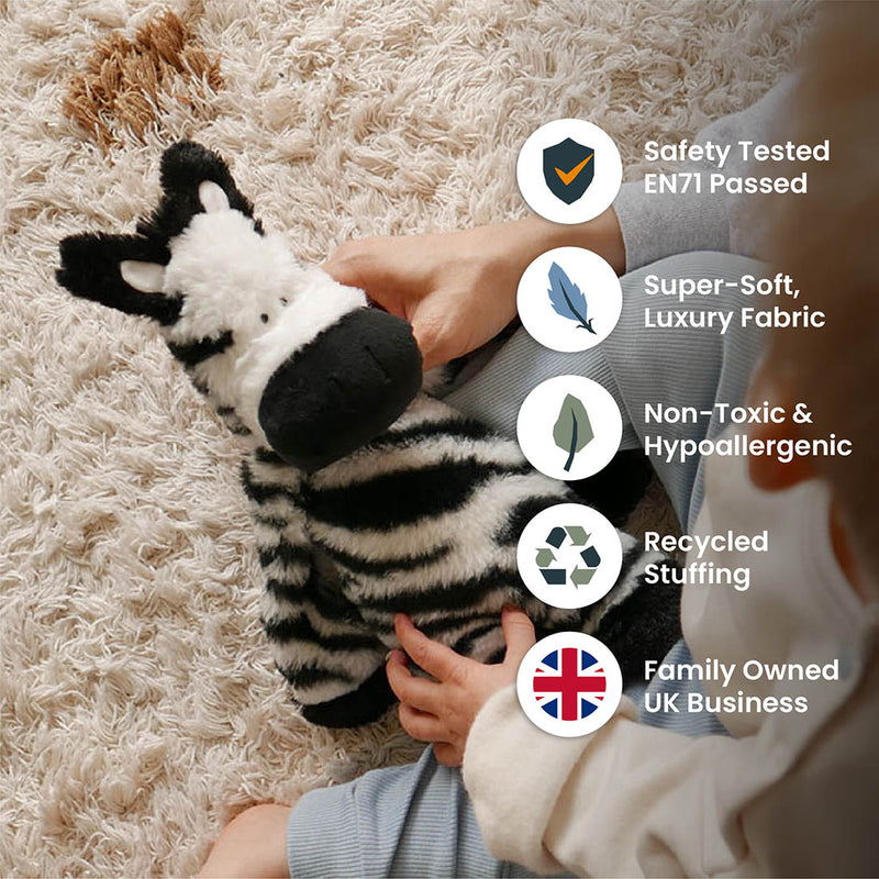 Zebra soft toy - Tigercub Cuddly Toys
